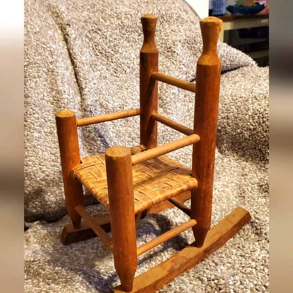 Accents | Vintage Doll Rocking Chair | Poshmark